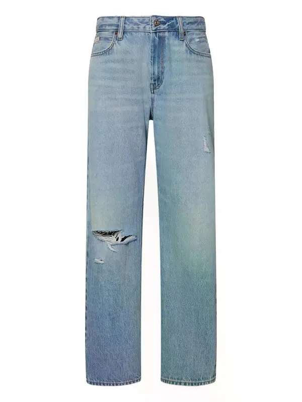 Calvin Klein Logo-patch Jeans - Blue