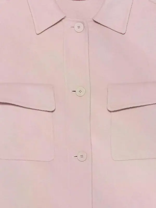 Bogner Button-up Chest-pocket Coat - Pink