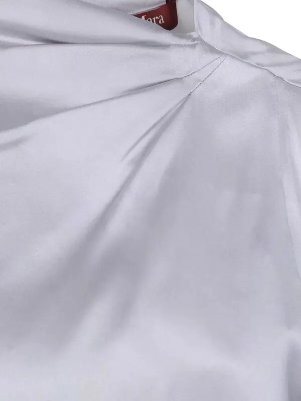 Max Mara Draped Silk Shirt