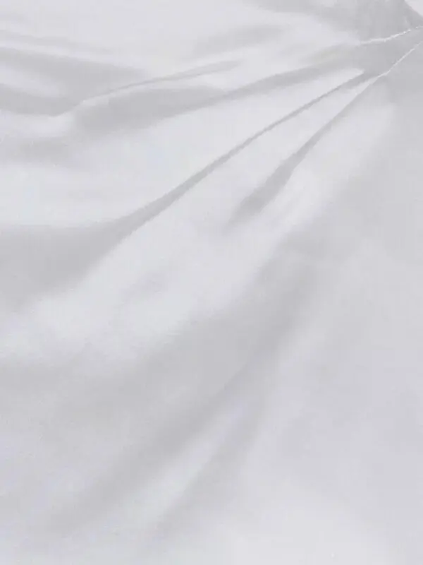 Max Mara Draped-neck Silk Shirt