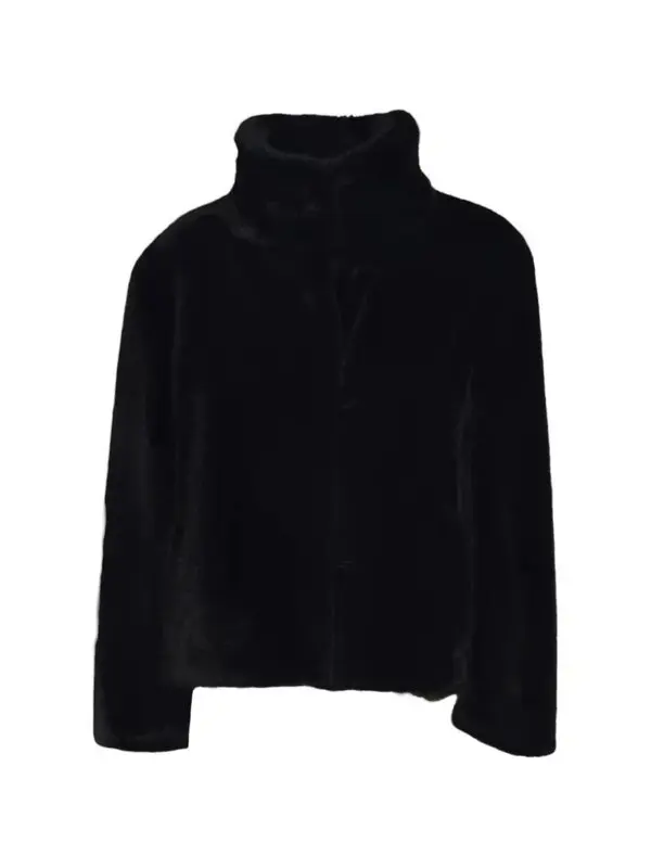 Max Mara High-neck Faux-fur Coat