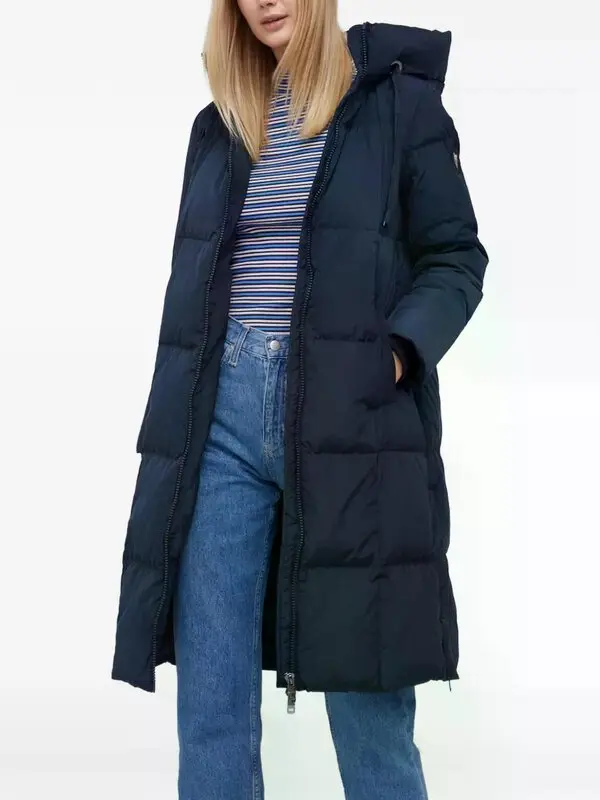 MOS MOSH Mmnova Square Hooded Single-breasted Coat