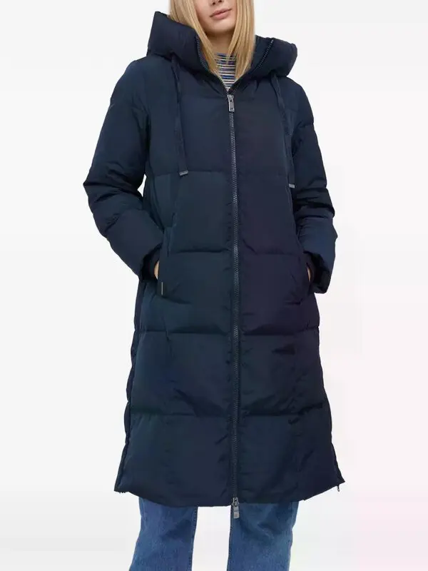 MOS MOSH Mmnova Square Hooded Single-breasted Coat