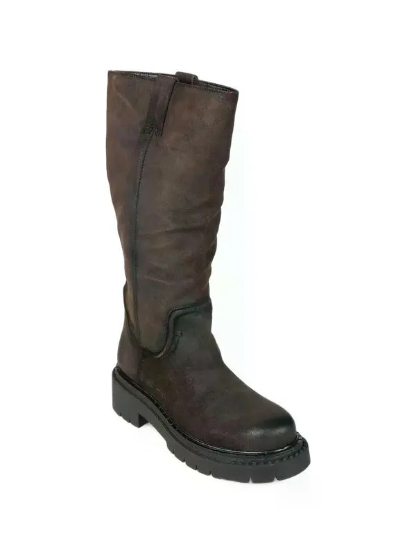 Ash Detroit Distressed-effect Boots - Brown