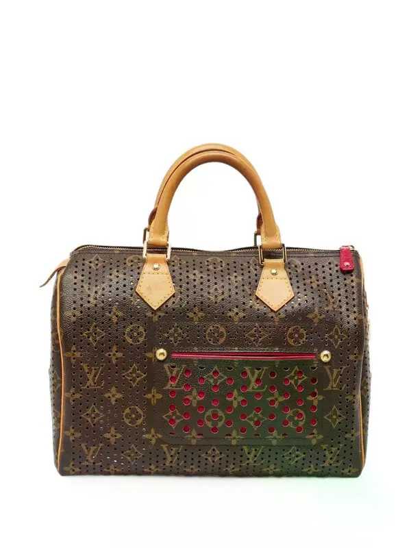 LOUIS VUITTON 30 Speedy Monogram Perforated Handbag - Brown