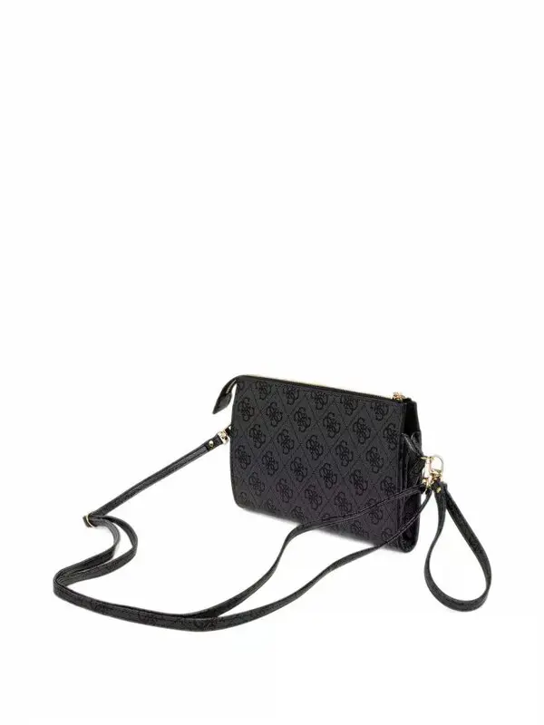 Guess Monogram-print Logo-plaque Phone Bag