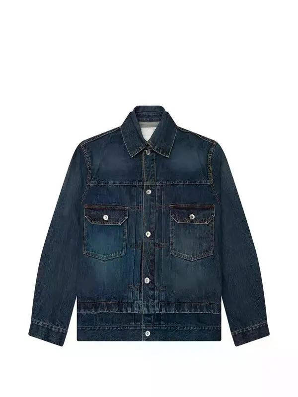 Sacai Contrast-stitch Denim Jacket