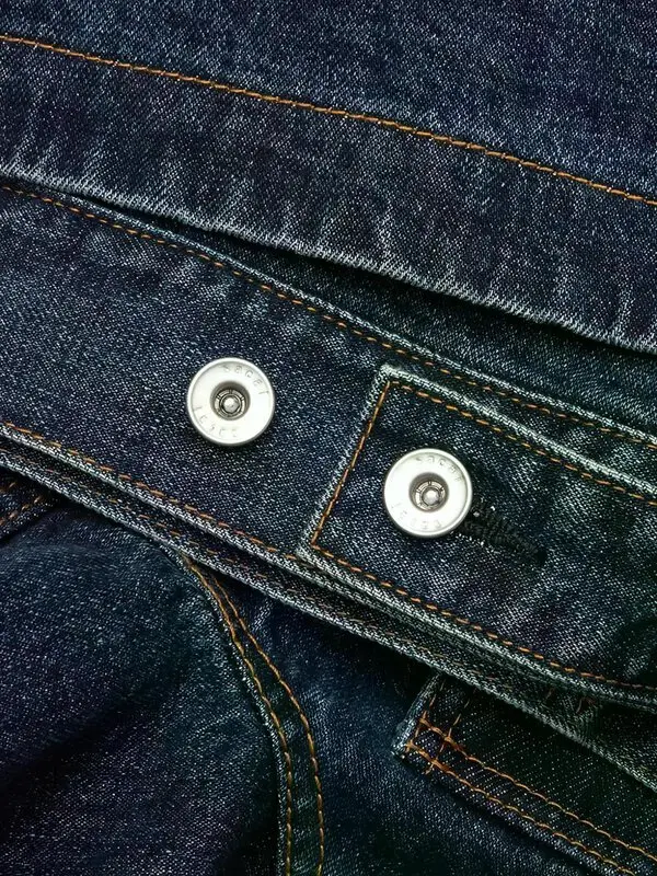 Sacai Contrast-stitch Denim Jacket