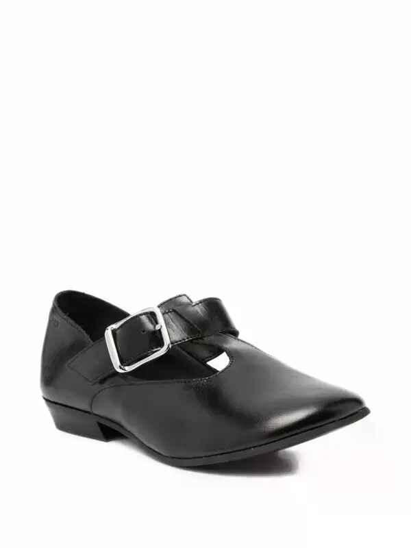PHILEO Buckle-fastening Leather Loafers