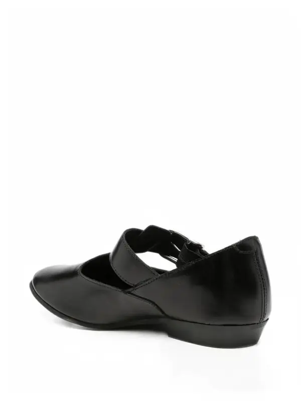 PHILEO Buckle-fastening Leather Loafers