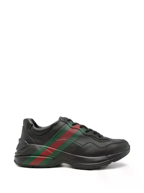 Gucci Rhyton Web-stripe Sneakers