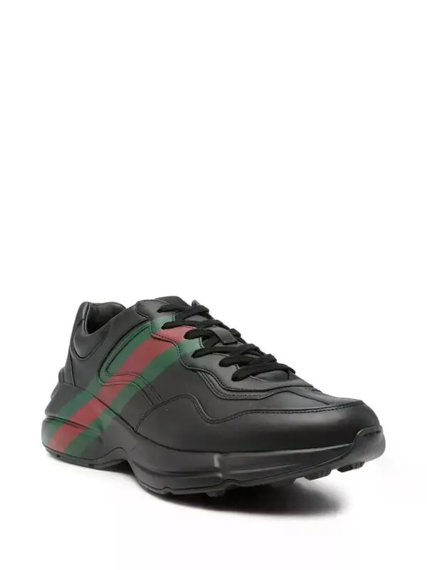 Gucci Rhyton Web-stripe Sneakers