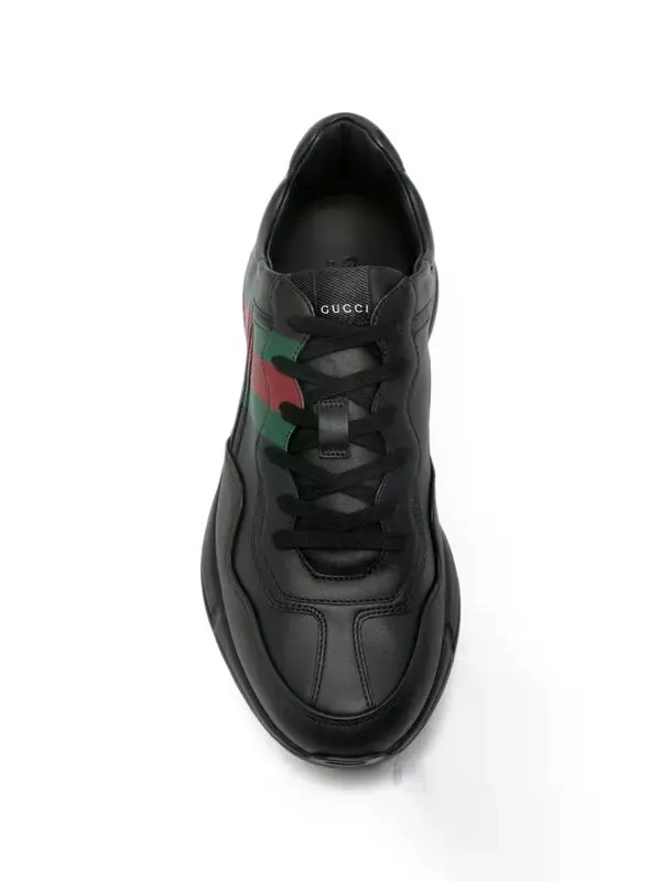 Gucci Rhyton Web-stripe Sneakers