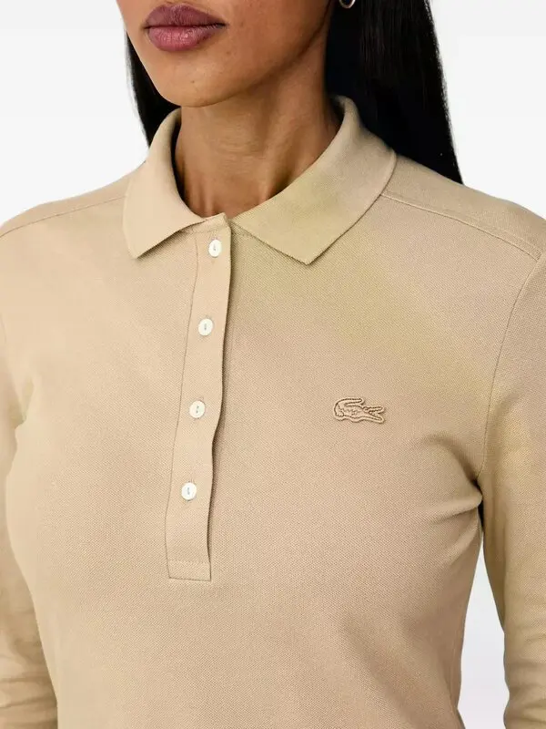 Lacoste Logo-patch Long-sleeve Polo Shirt