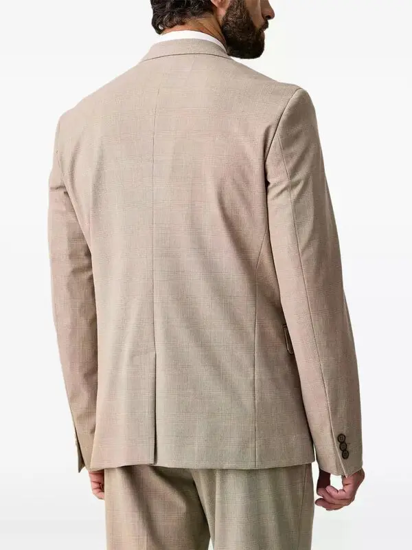 Guess Checked-pattern Blazer Jacket