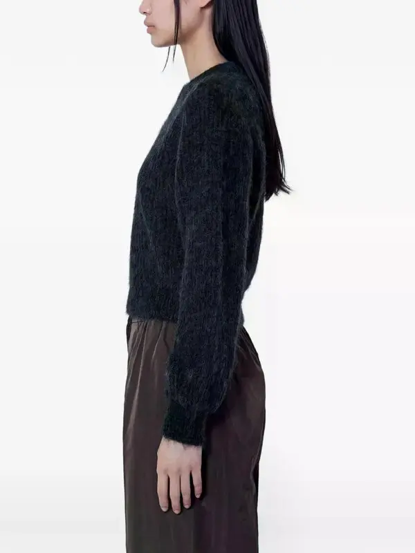 Max Mara Textured Crew-neck Sweater