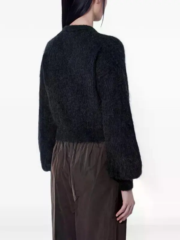 Max Mara Textured Crew-neck Sweater