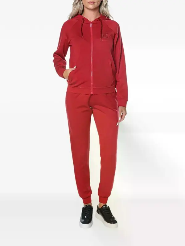 Armani Exchange Logo-embellished Zip-up Hoodie