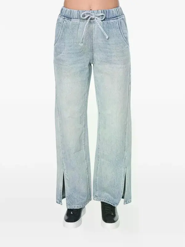 ONETEASPOON Roadhouse Drawstring Wide-leg Jeans