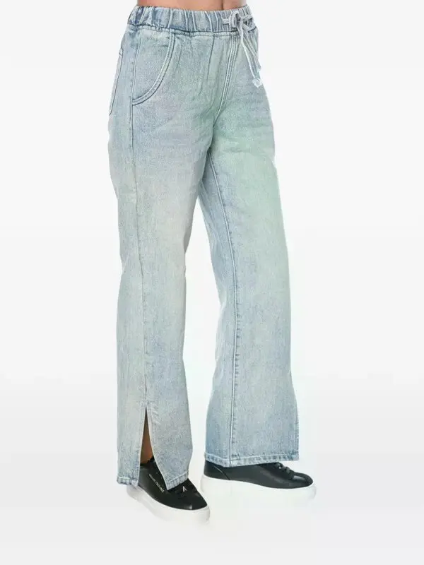 ONETEASPOON Roadhouse Drawstring Wide-leg Jeans