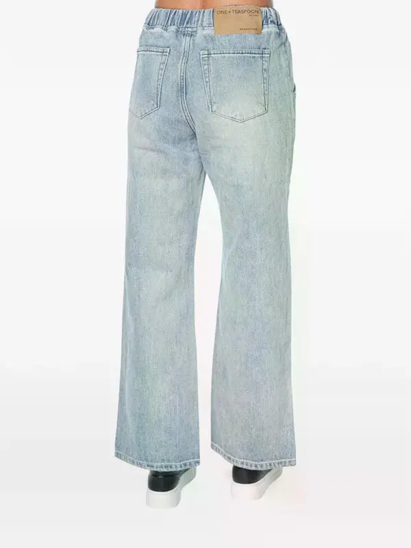 ONETEASPOON Roadhouse Drawstring Wide-leg Jeans