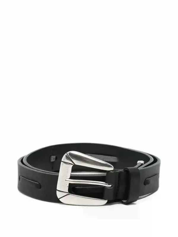 WON HUNDRED Asheville Leather Belt - Black