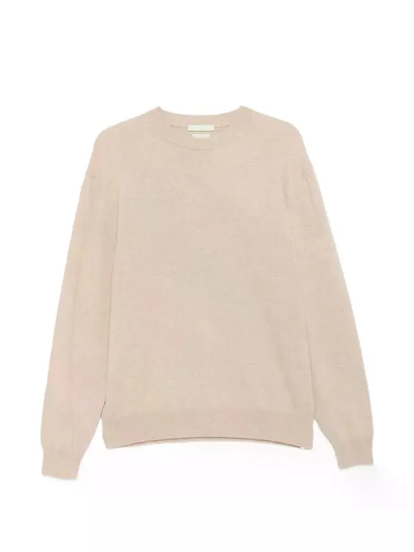 DANIELE FIESOLI Crew-neck Cashmere Sweater - Neutrals