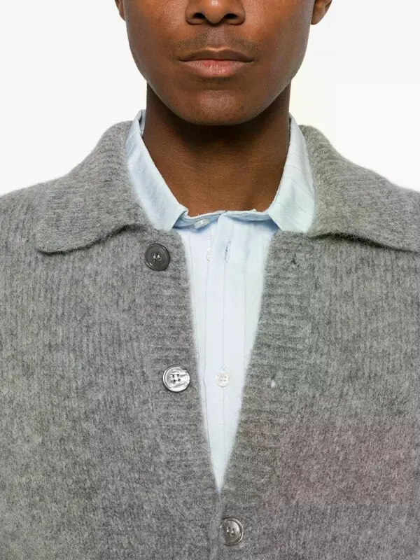 SUNFLOWER Button-up Collar Cardigan