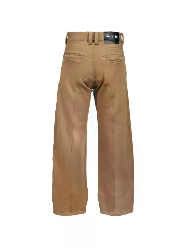 JOHN DOE Straight-leg Cotton Trousers