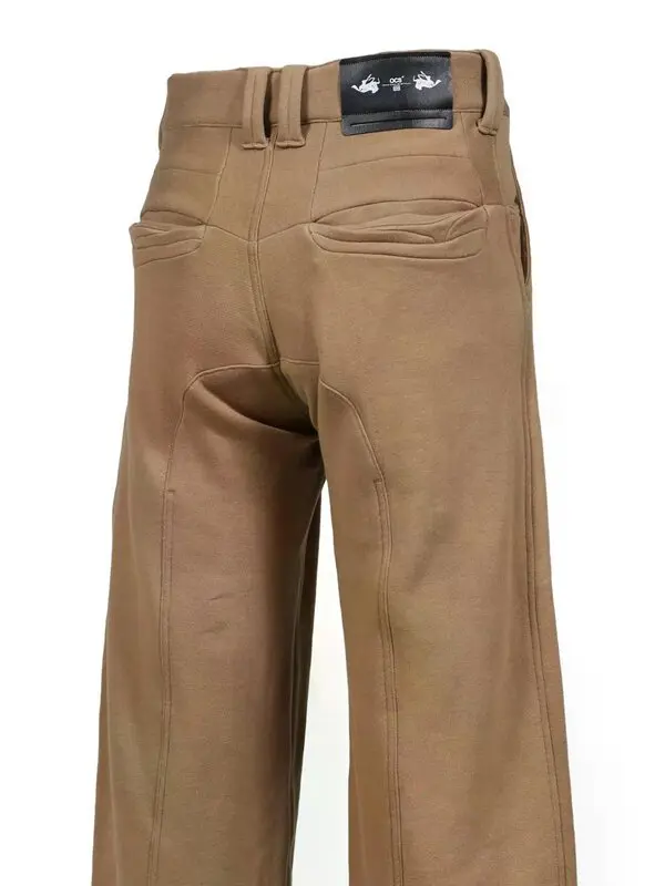 JOHN DOE Straight-leg Cotton Trousers