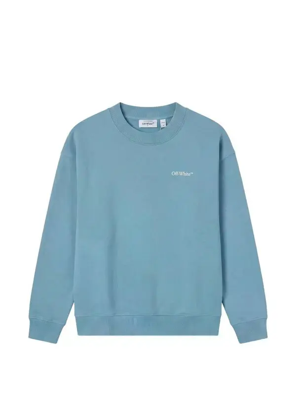 Off-White Logo-print Sweatshirt - Blue
