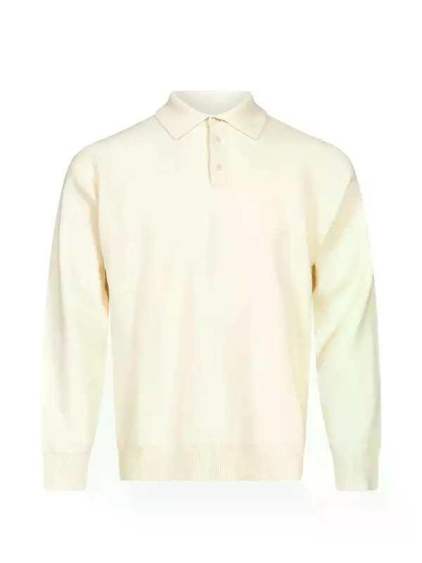 MANIFATTURE DEL NORD Long-sleeve Knitted Polo Shirt