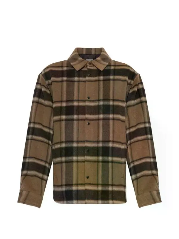 Moncler Check Wool Shirt Jacket