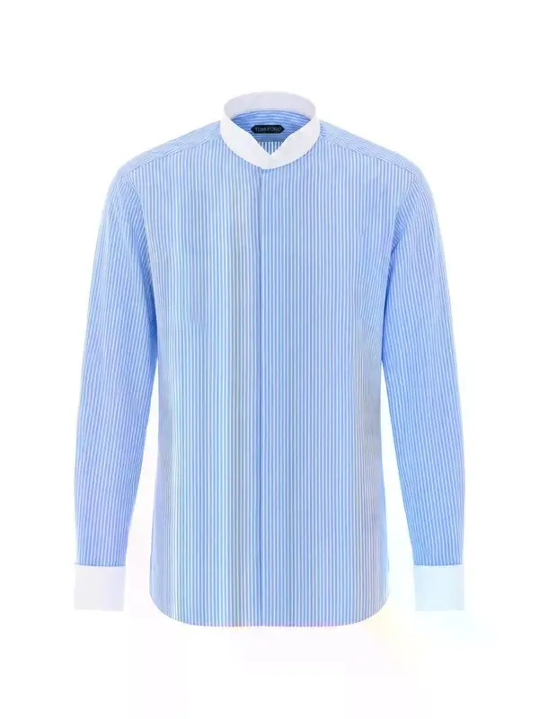 TOM FORD Striped Shirt - Blue