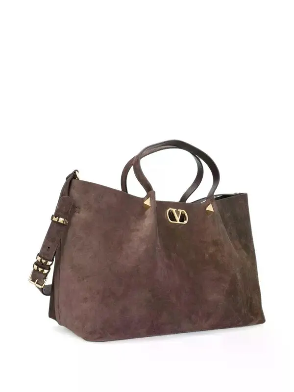 Valentino Garavani Vlogo Signature Studded Tote Bag