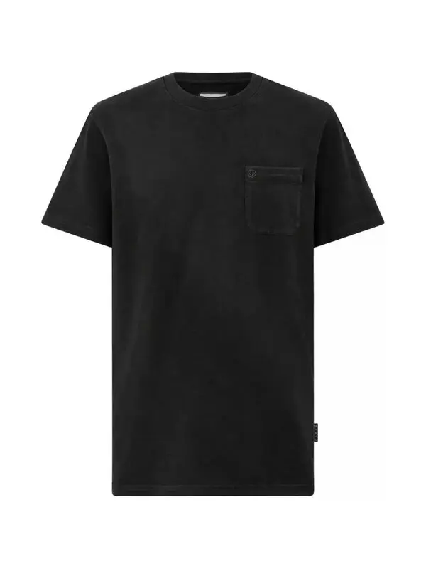 Philipp Plein Round Neck T-shirt Chest Pocket - Black