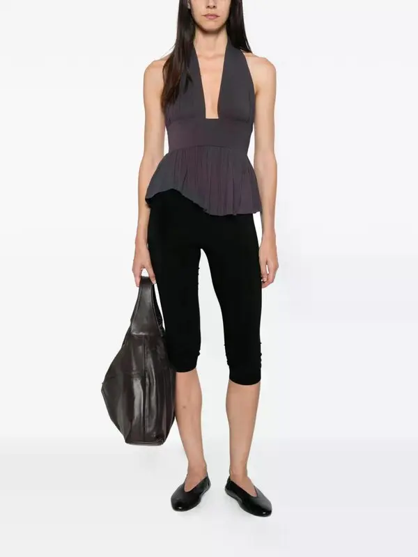 Gimaguas Dera Halterneck Peplum Top