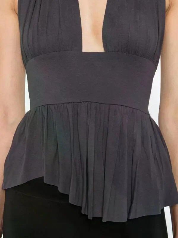 Gimaguas Dera Halterneck Peplum Top