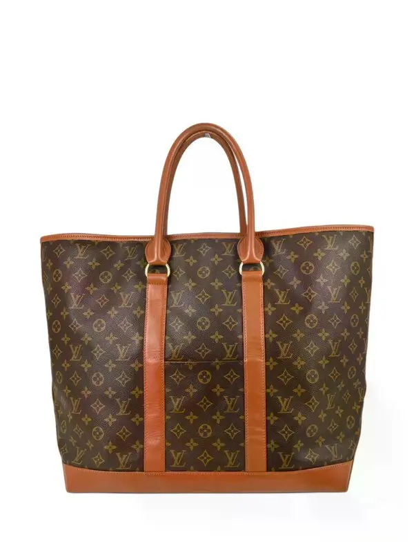 LOUIS VUITTON Sac Weekend Gm Monogram Tote Bag - Brown