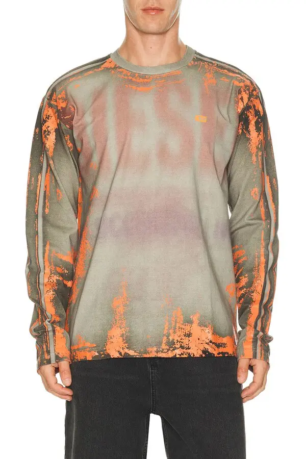 DIESEL® T Filmy Long Sleeve T-shirt - Multi