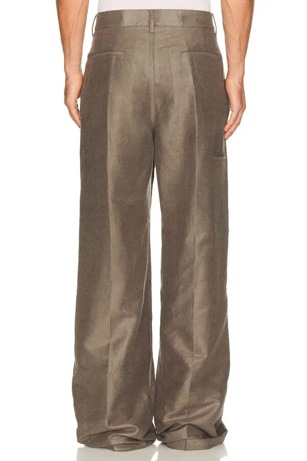 Rick Owens Work Pants In Brown