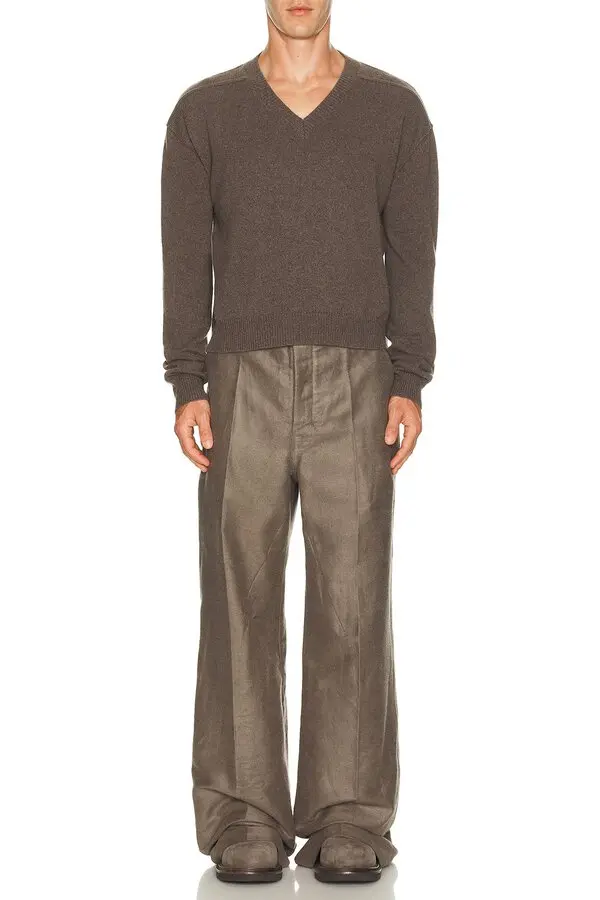 Rick Owens Work Pants In Brown