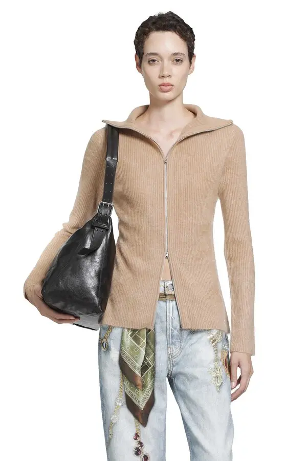 Acne Studios Cashmere Zip-up Cardigan