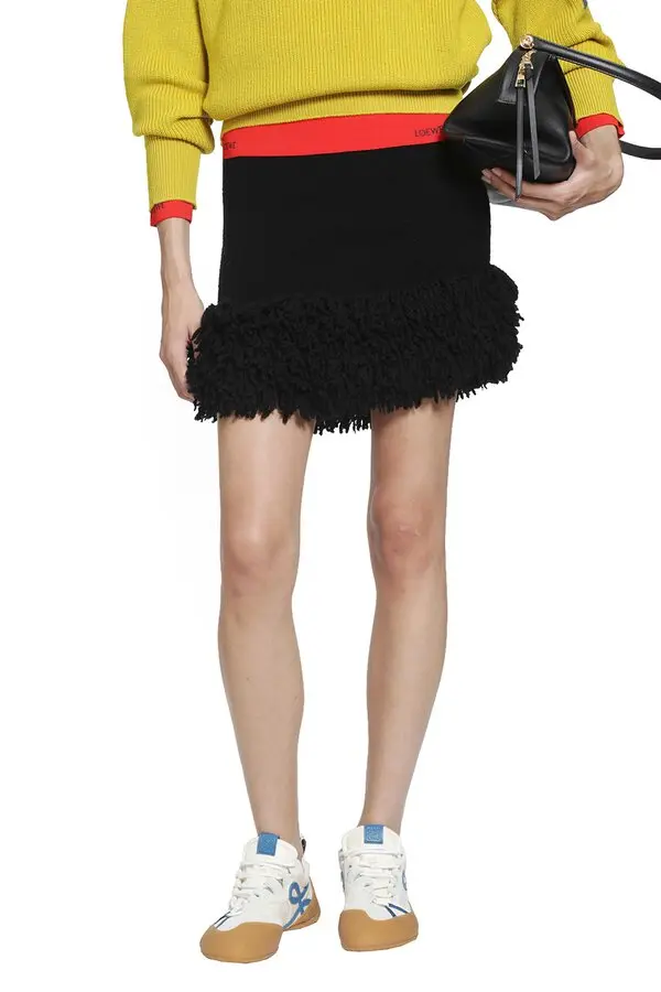 Loewe Wool Blend Mini Skirt