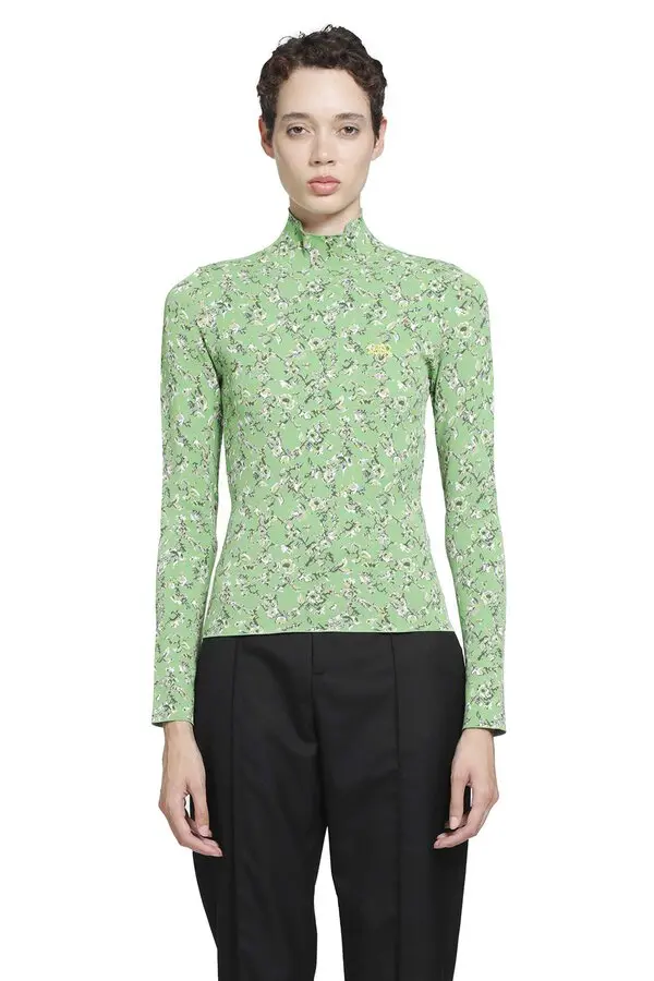 Loewe Cosima Von Bonin Viscose Blend Top - Green