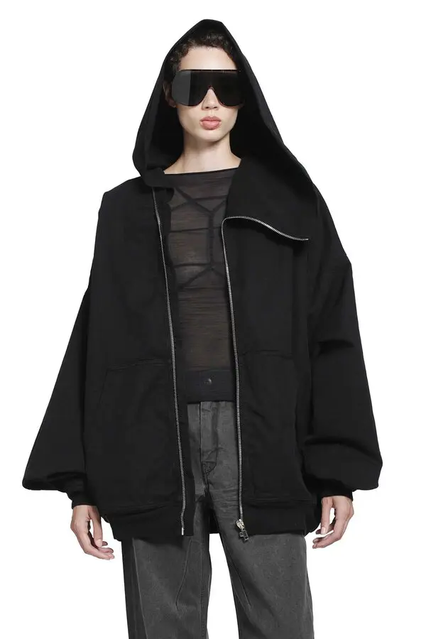 Rick Owens Tower Mountain Hun Hoodie - Black