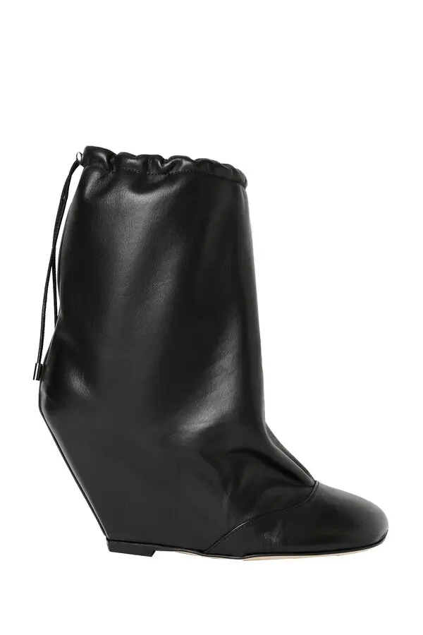 NVL GARDE Elephant Wedge Short Boots