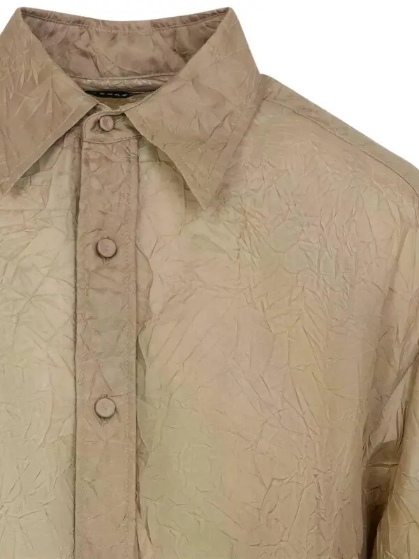 Carven Crinkled Silk Shirt