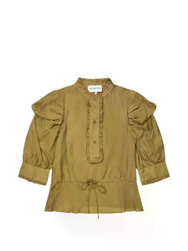 Munthe Vastu Ruffled Drawstring Blouse