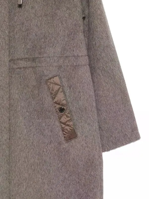 Bogner Hooded Quilted-trim Coat
